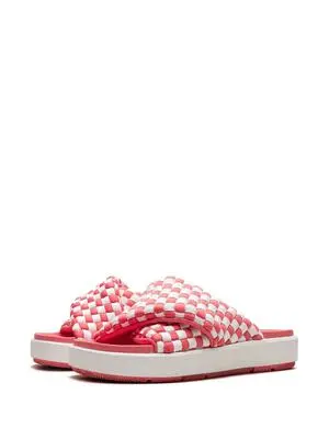 JORDAN Sophia Flat Slides - Red
