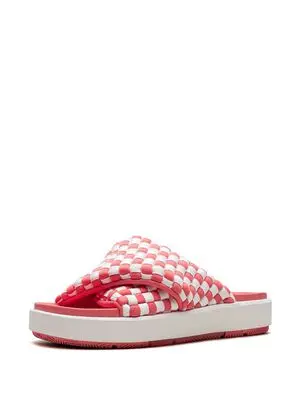 JORDAN Sophia Flat Slides - Red