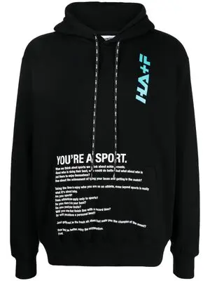 HAIDER ACKERMANN Text-print Hoodie