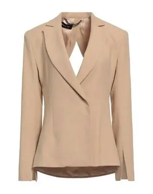 Federica Tosi Blazer Size Acetate, Viscose - Beige