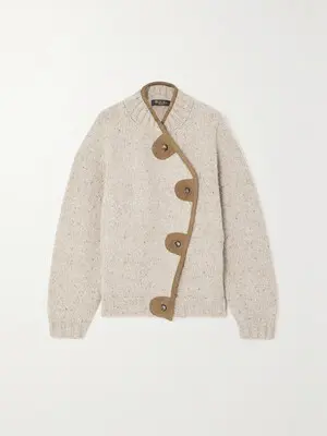 Loro Piana Newcastle Asymmetric Cardigan - Neutrals
