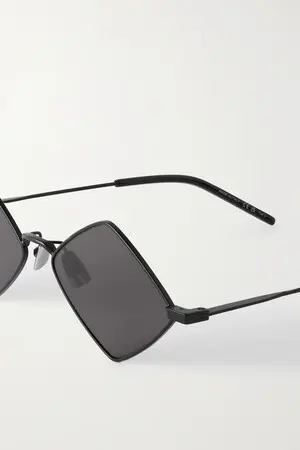 Saint Laurent Lisa Square-frame Sunglasses - Black