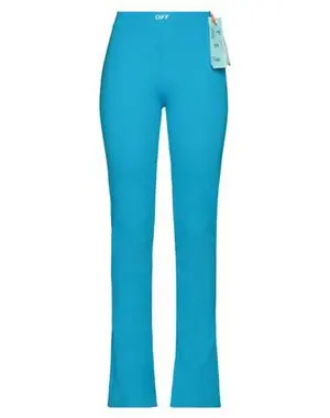 Off-White Polyamide And Elastane Flared Leg Pants - Blue
