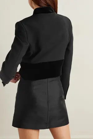LIBEROWE Net Sustain Raja Cropped Wool Jacket