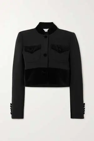 LIBEROWE Net Sustain Raja Cropped Wool Jacket