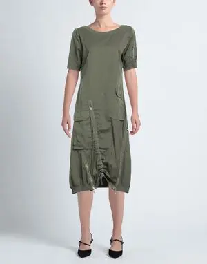European Culture Midi Dress