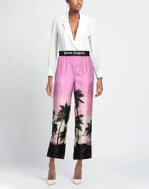 Palm Angels Printed Satin Pants