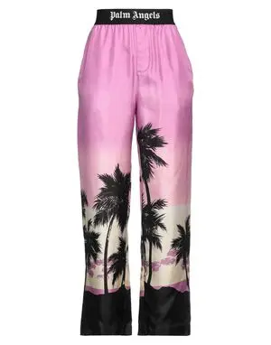 Palm Angels Printed Satin Pants