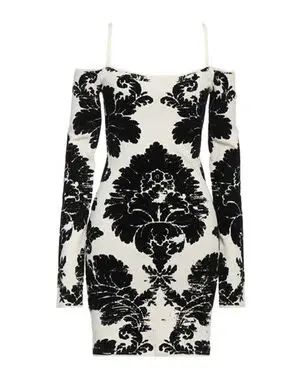 Just Cavalli Mini Floral-print Bodycon Dress - White