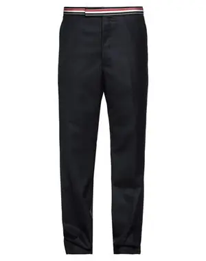 Thom Browne Tailored Wool Pants Navy Blue