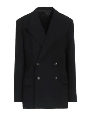 QUIRA Double-breasted Blazer - Black