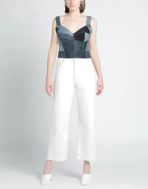 Dolce & Gabbana Top In Cotton, Polyester, And Elastane