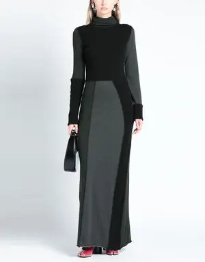 MAISON MARGIELA Cotton, Wool, And Polyamide Maxi Dress