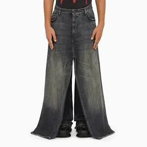 Balenciaga Blue Double Front Jeans In Black - 34% Off | Editorialist