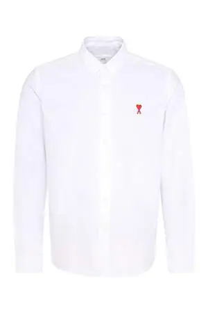 AMI Paris Oxford-cotton Shirt - White