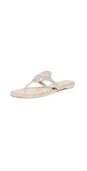 Tory Burch Miller Knotted Pave Sandals