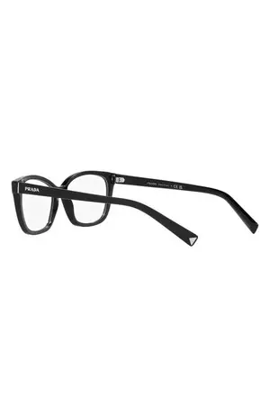 Prada 57mm Rectangular Eyeglasses