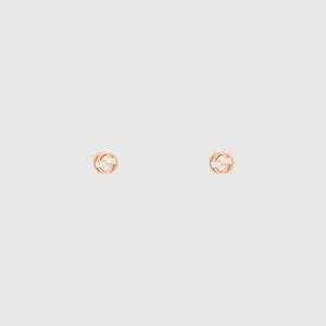 Gucci Interlocking G Stud Earrings - Pink