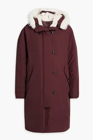 Rag & Bone Plushtrimmed Ripstop Hooded Down Coat