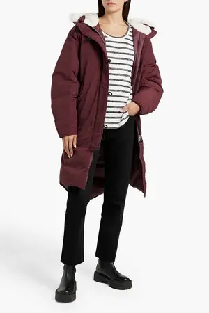 Rag & Bone Plushtrimmed Ripstop Hooded Down Coat