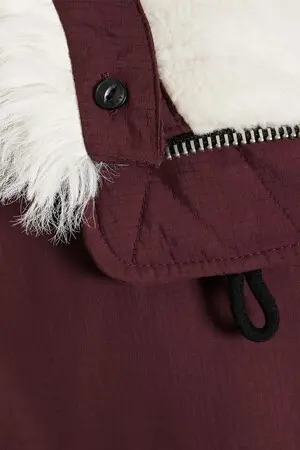 Rag & Bone Plushtrimmed Ripstop Hooded Down Coat