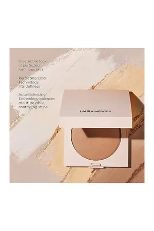 Laura Mercier Real Flawless Luminous Perfecting Pressed Powder In Chocolate - Translucent Deep