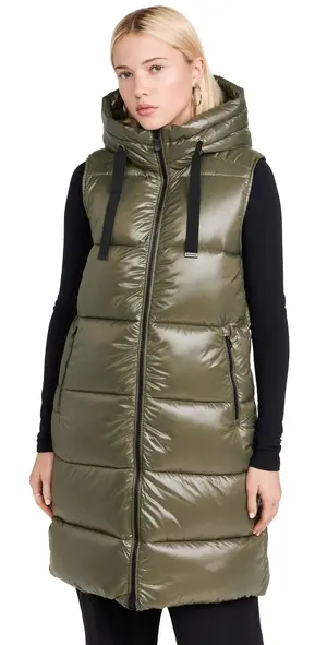 Save The Duck Hooded Vests For Women