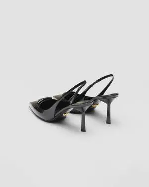 Prada Patent Leather Slingback Pumps
