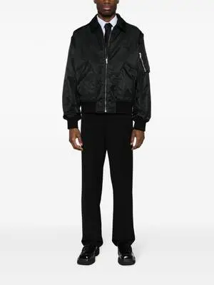 Valentino Garavani Vlogo Signature-appliqué Bomber Jacket