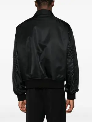 Valentino Garavani Vlogo Signature-appliqué Bomber Jacket
