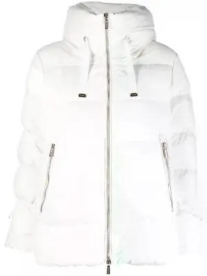 MOORER Gadia Quilted Padded Jacket - White