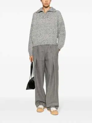 Ba&sh High-neck Knitted Jumper