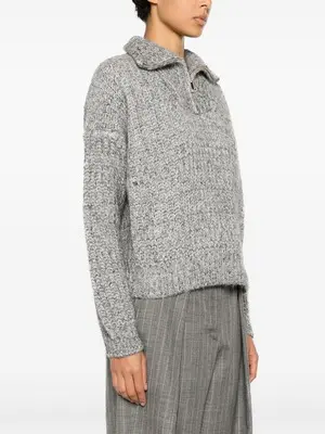 Ba&sh High-neck Knitted Jumper