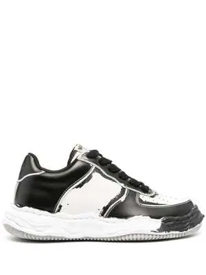 Mihara Yasuhiro Faded-effect Logo Sneakers - White