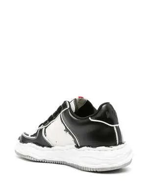 Mihara Yasuhiro Faded-effect Logo Sneakers - White