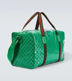 Gucci Gg Large Crystal Canvas Duffel Bag