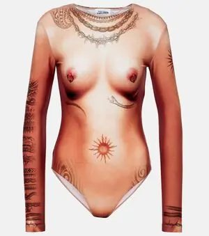 JEAN PAUL GAULTIER Tattoo Collection Bodysuit