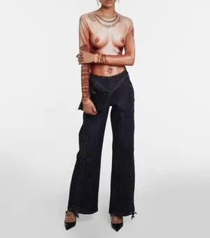 JEAN PAUL GAULTIER Tattoo Collection Bodysuit