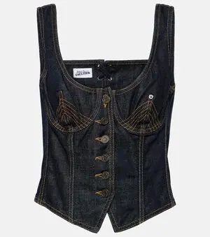 Jean Paul Gaultier Distressed Camis Tanks For Women