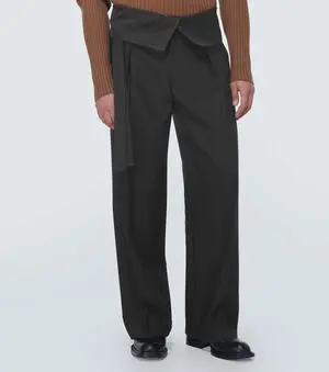 WALES BONNER High-rise Straight Pants