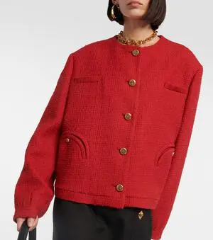 BLAZÉ MILANO Rush Fire Wool-blend Jacket
