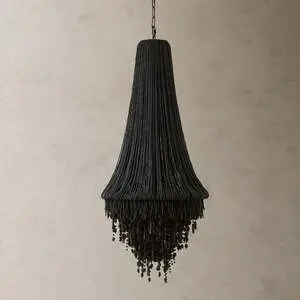 BR Home Maia Chandelier - Black