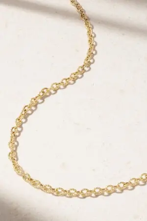 Carolina Bucci 18-karat Rolo Link Chain Necklace