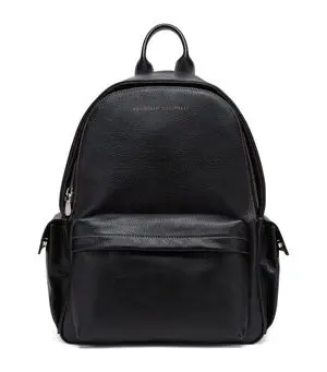 Brunello Cucinelli Leather Backpack