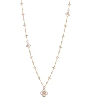 BOODLES And Diamond Be Long Necklace - Rose Gold