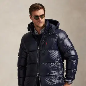 Ralph Lauren Glossed Down Jacket - Collection Navy Glossy
