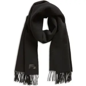 Vince Double Face Cashmere Scarf - 001blk