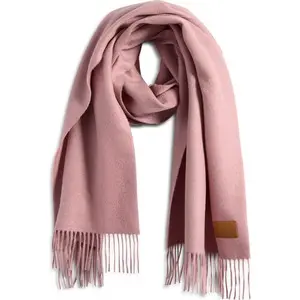Vince Double Face Cashmere Scarf Beetroot Pink