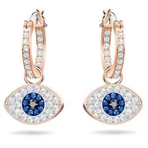 SWAROVSKI Symbolica Hoop Earrings - Blue