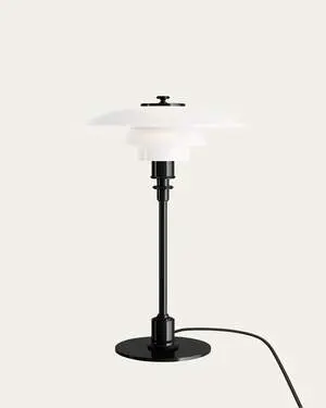 Louis Poulsen Ph 2/1 Table Lamp Black Metalized